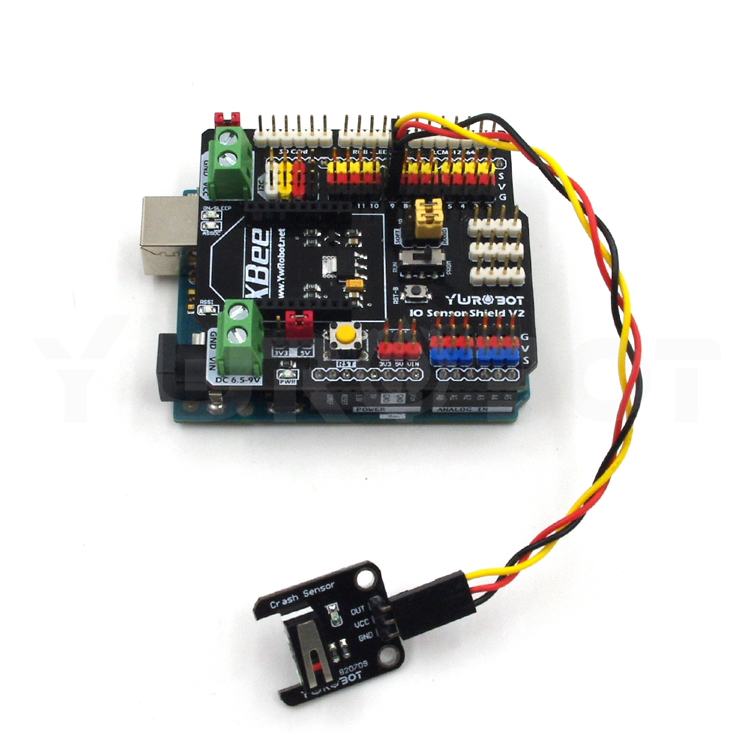 (SKU:SEN030202)Arduino电子积木碰撞传感器B智能机器人配件 - YwRobot Studio Wiki