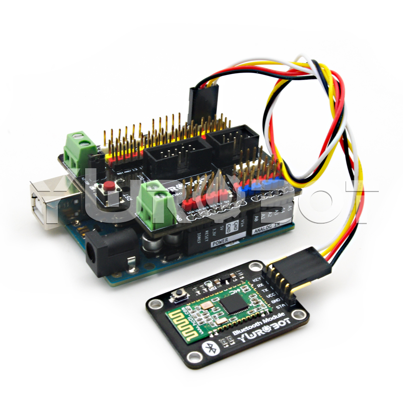 (SKU:WLS080006)蓝牙模块BLE4.0无线通讯HC08主从一体蓝牙模块 - YwRobot Studio Wiki