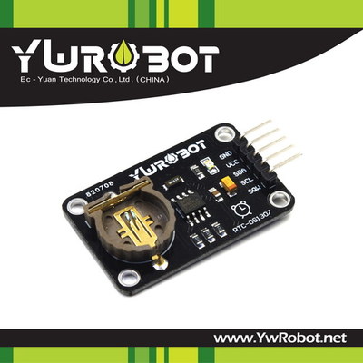 (SKU:ELB040503)RTC模块DS1307高精度实时时钟模块 - YwRobot Studio Wiki