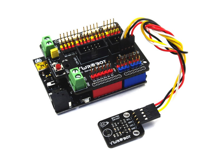 (SKU:SEN060138)BH1750数字光照强度传感器 亮度模块 - YwRobot Studio Wiki