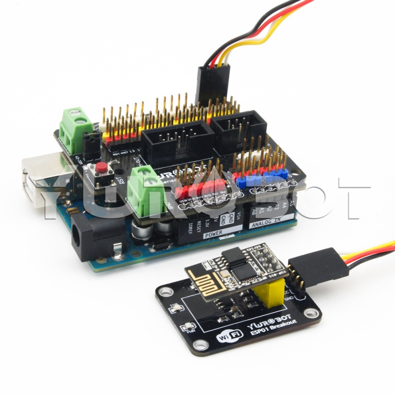 (SKU:WLS080005)Arduino wifi转串口模块 ESP-01S 兼容ESP8266 - YwRobot Studio Wiki