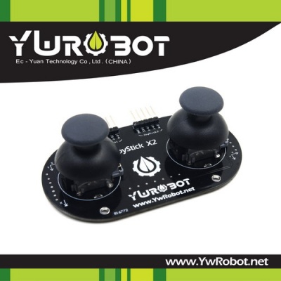 (SKU:ELB040649)PS2游戏摇杆 双路摇杆模块 JoyStick - YwRobot Studio Wiki