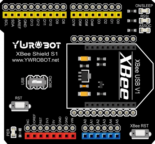 (SKU:ARD040501)无线XBee扩展模块 蓝牙XBee扩展板兼容UNO R3 - YwRobot Studio Wiki